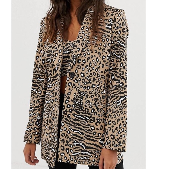 Jackets & Coats | Sacred Hawk Cheetah Blazer | Poshmark